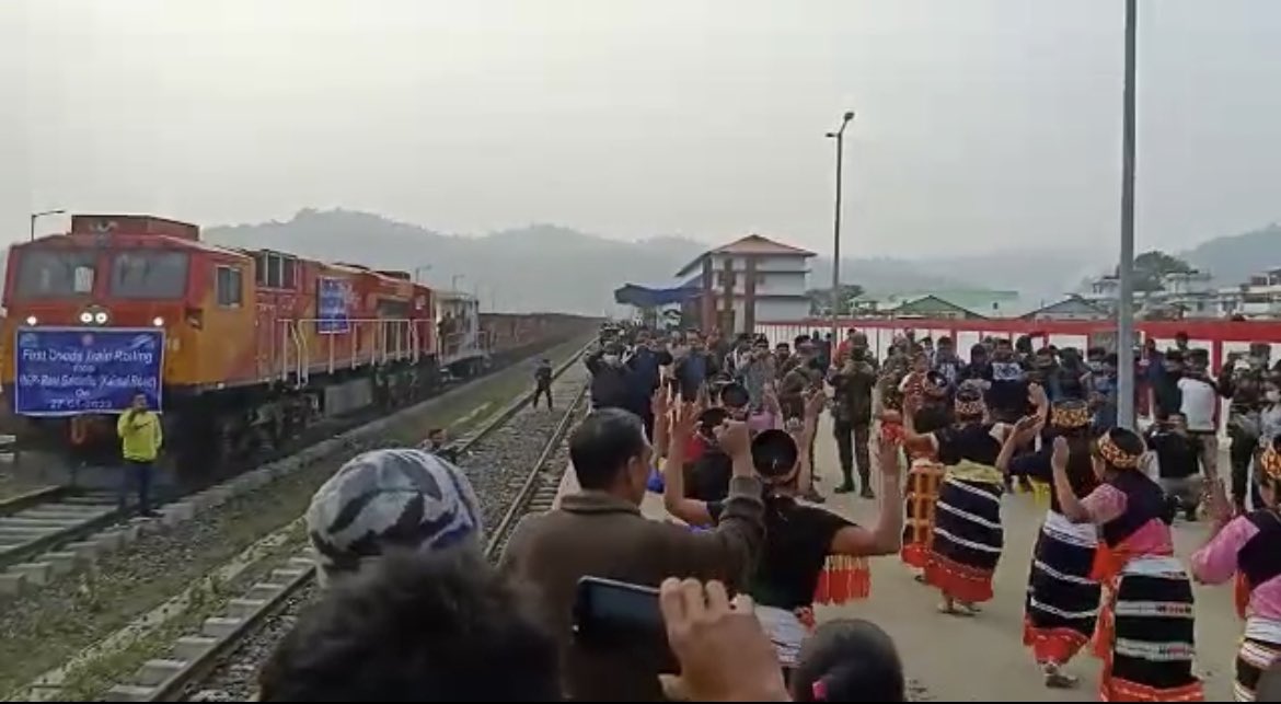Indian Railways Operates First Goods Train Upto Manipur’s Kaimai Road ...